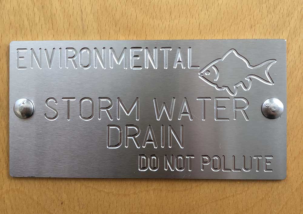 Stainless Custom Label Tags - Markers - Plates - HTD Kerbmarkers